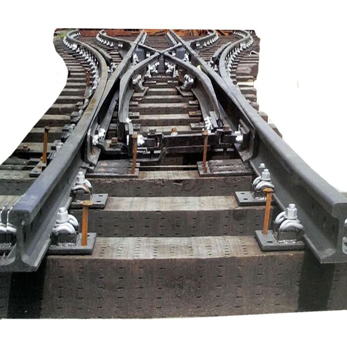 Railroad switch turnout named turnout which used for railway